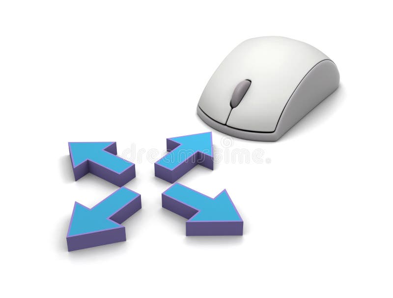 Mouse Arrows Icons Set. Computer Mouse Click Cursor. Mouse Click Cursor ...