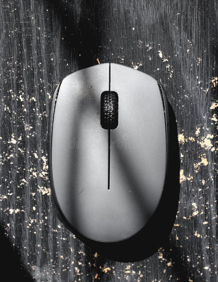 Wireless Mouse stock image. Image of wooden, distressed - 231546415
