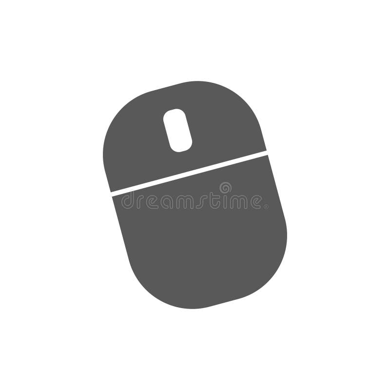 Wireless Mouse Icon Template Color Editable. Vector Sign on White ...