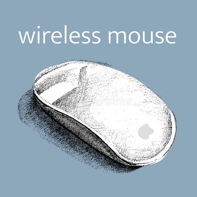 Rough Pencil Sketch of a Mouse: a Detailed Guide Stock Illustration ...