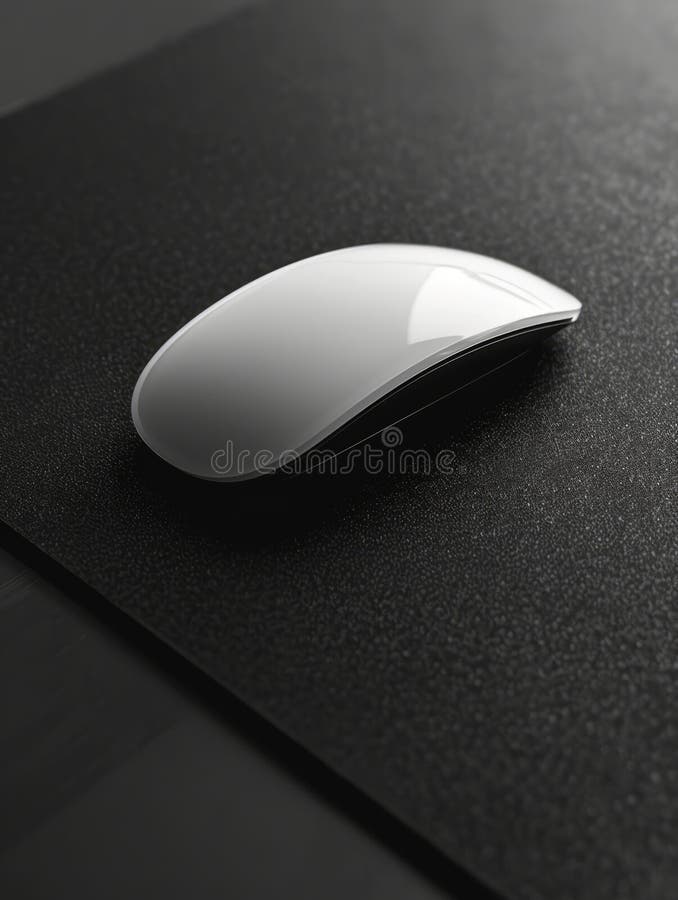 Wireless Mouse Textured Black Surface Stock Photos - Free & Royalty ...