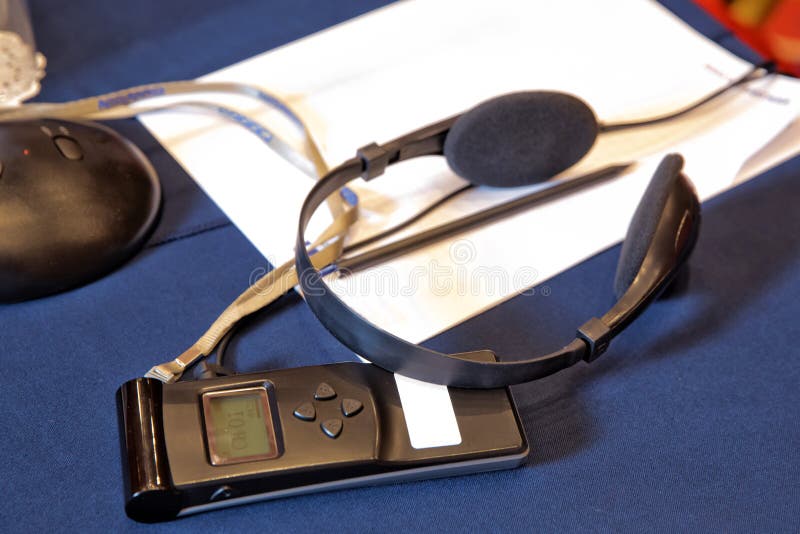 Wireless Multy Language Headphones . Headphones Used for Simultaneous ...