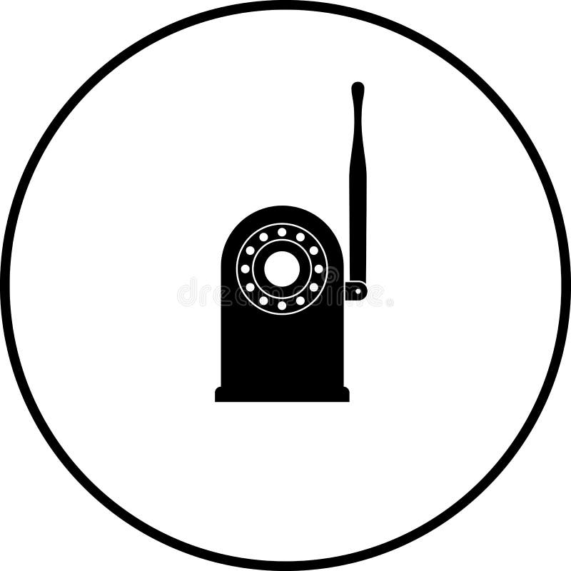 Wireless security montage stock illustration. Illustration of building ...