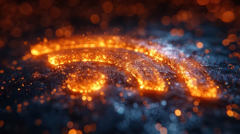 Wireless Network and Connection Abstract Data Background with Wifi ...