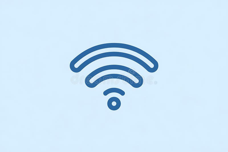 Wireless Network Connectivity Symbol Illustration Stock Illustration ...