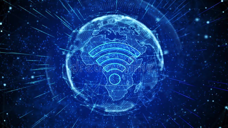 Wireless Network Digital Global Technology World Network Connections ...