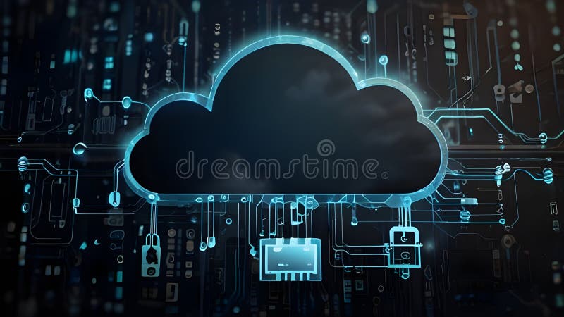 Footage of Global Business Network Digital Technology Data Exchange ...