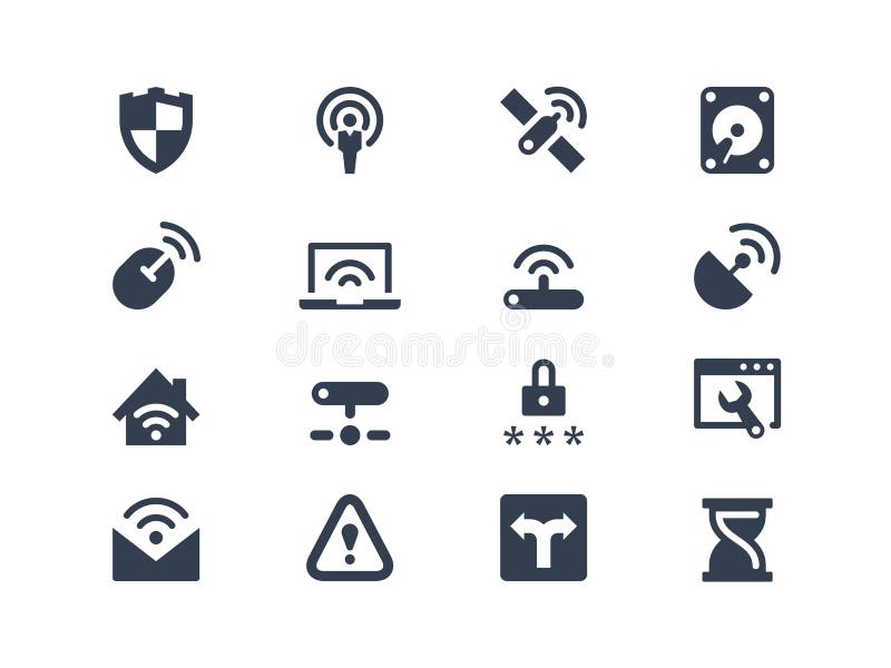 Simple Server Side Computer Icons Stock Vector - Illustration of ...
