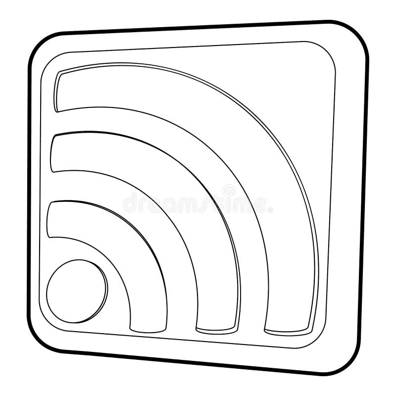 Wireless Network Sign Icon, Isometric 3d Style Stock Vector ...