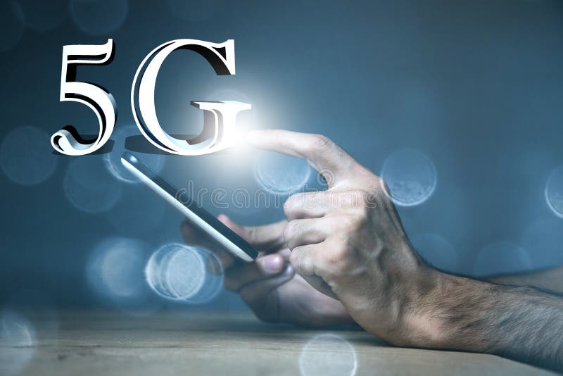 Wireless Network Speed Evolution 5G Concept Stock Image - Image of high ...