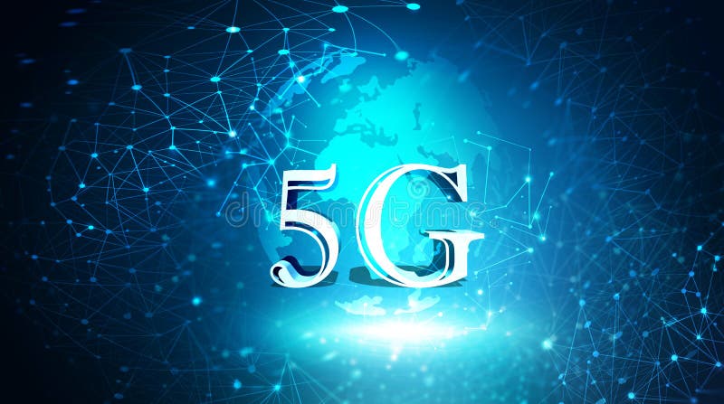 Wireless Network Speed Evolution 5G Concept Stock Photo - Image of ...