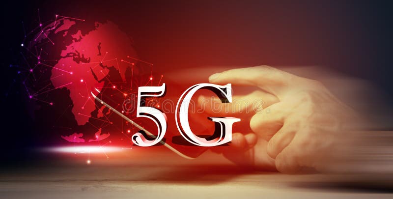Wireless Network Speed Evolution 5G Concept Stock Photo - Image of ...