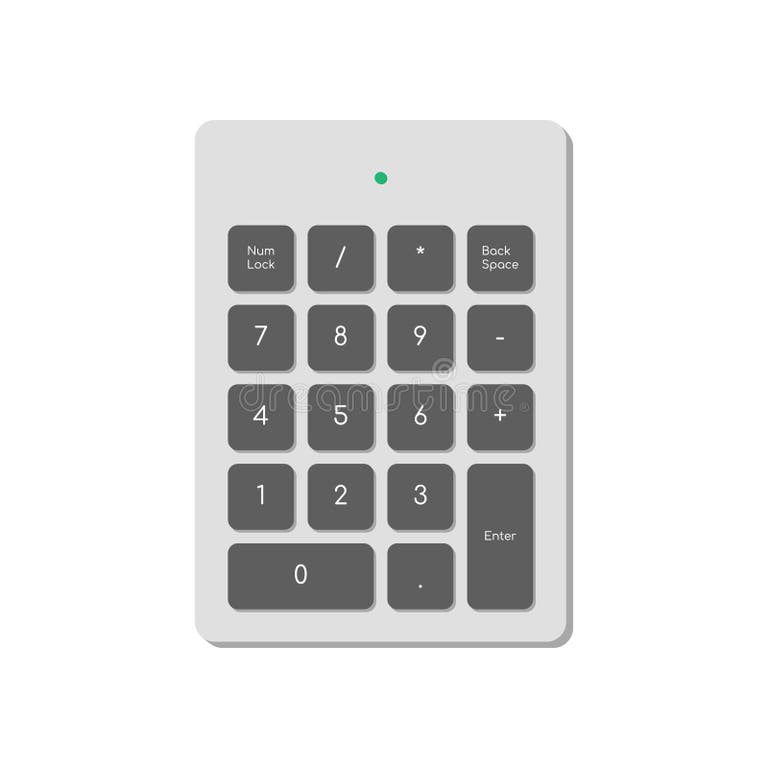 Wireless Numeric Keypad for Computer Simplified only with Numbers and ...