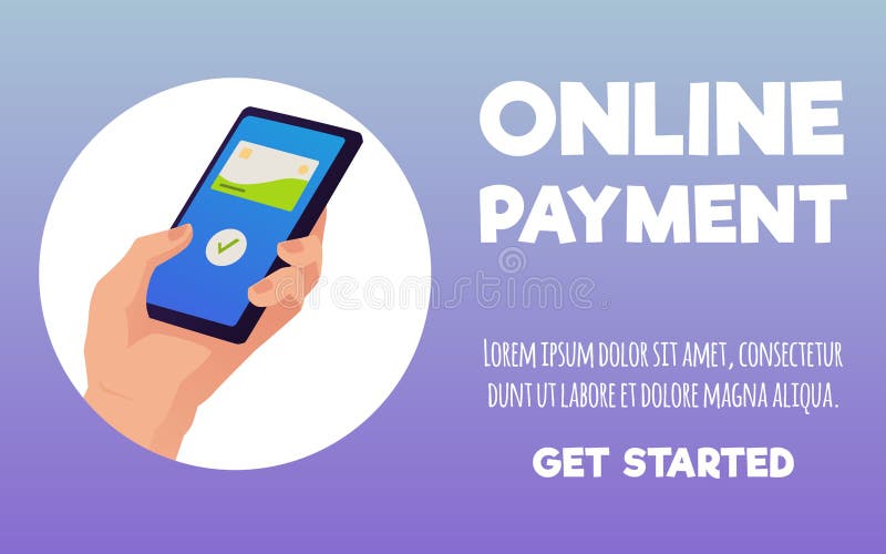 Wireless Online Payment Concept for Web Page Interface Flat Vector ...