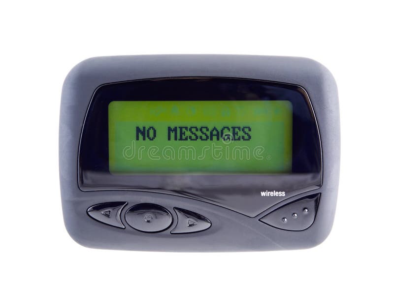 Wireless Pager stock photo. Image of pager, send, receive - 130174