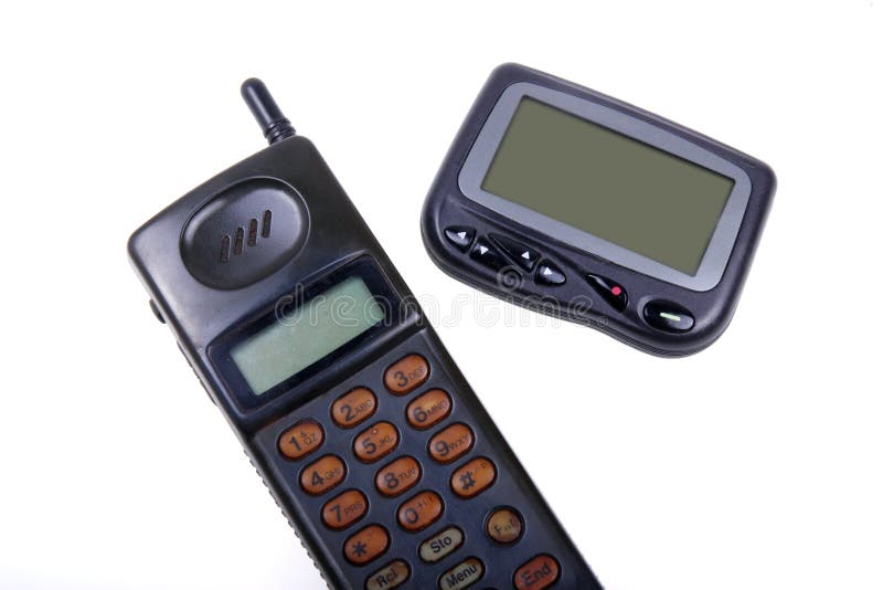 Wireless Pager And Cell-phone . Picture Image: 8224531