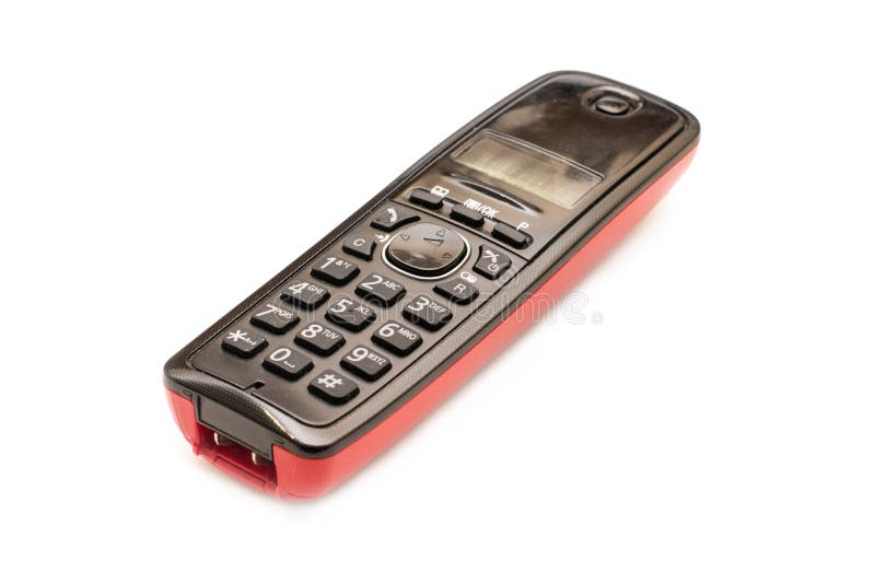 Wireless phone stock image. Image of black, white, pure - 93296757