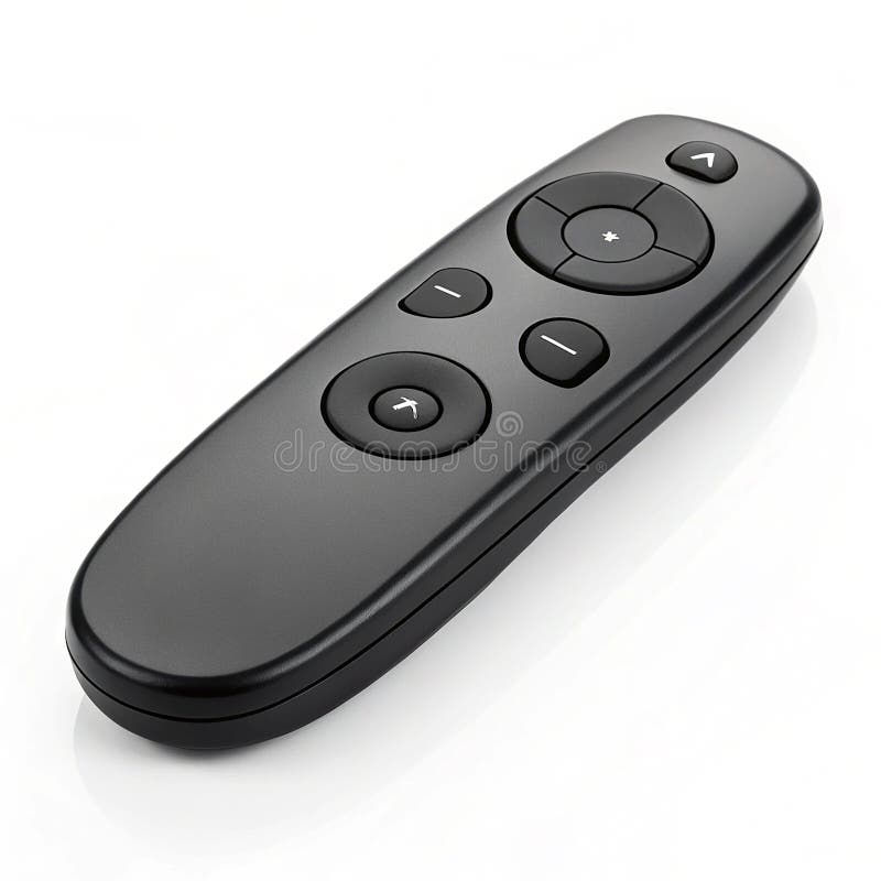 Wireless Presentation Clicker Isolated on White Background Stock ...