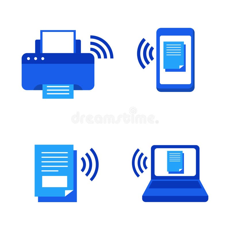 Wireless Printing Icon Stock Illustrations – 789 Wireless Printing Icon Stock Illustrations ...