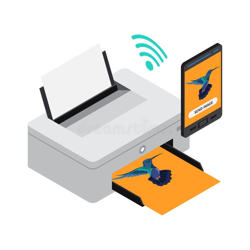 Wireless Printing Icon Stock Illustrations – 789 Wireless Printing Icon ...
