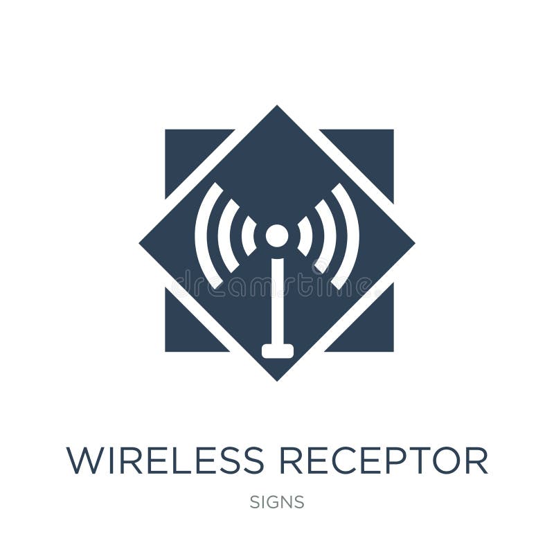 Wireless Receptor Icon Vector. Trendy Flat Wireless Receptor Icon from ...
