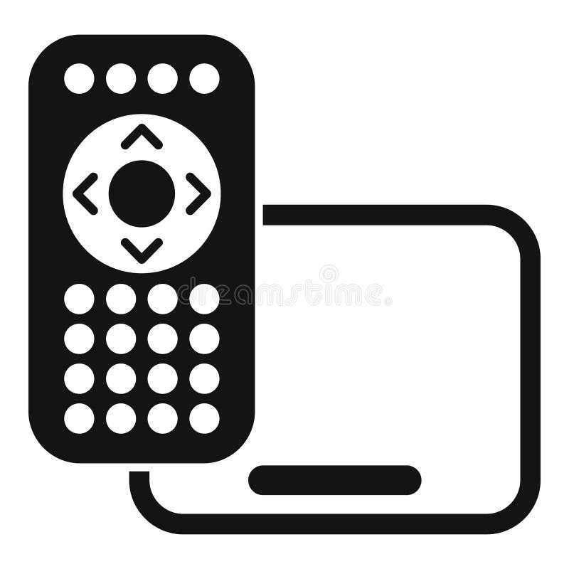 Wireless Remote Control Connecting To a Device Stock Illustration ...