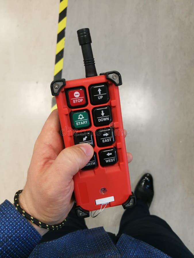 Wireless Remote Control for Automatic Machine Stock Image - Image of ...