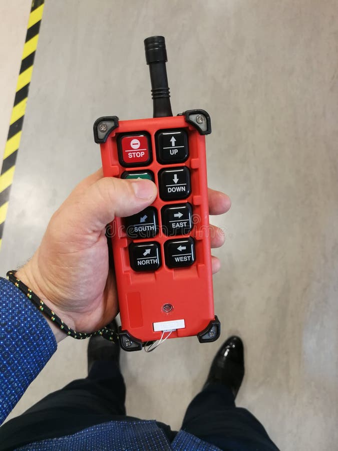 Wireless Remote Control for Automatic Machine Stock Photo - Image of ...