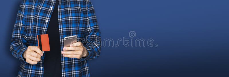 Wireless Remote Pay, Electronic Virtual Wallet, Person Holding a Phone ...