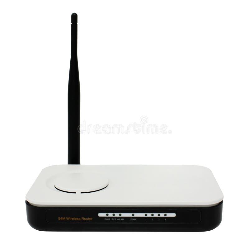 Wireless Router stock photo. Image of plugin, internet - 5353948