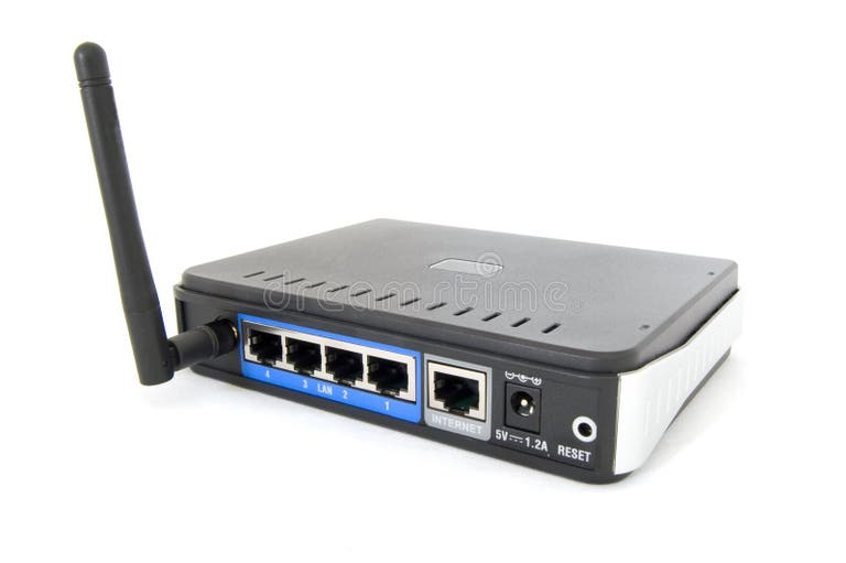 Wireless Router stock photo. Image of plugin, internet - 5353948