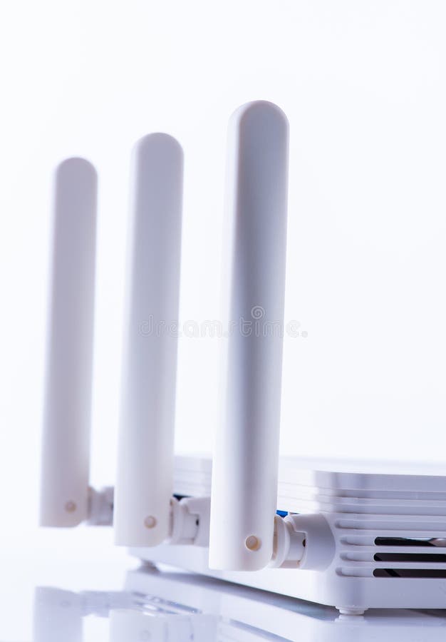 Wireless Router with Optic Fiber Patch Cord, Home and Office Stock ...