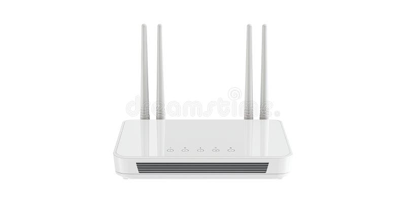 Wireless Router with Four Antennas. High-Speed Internet Connectivity ...