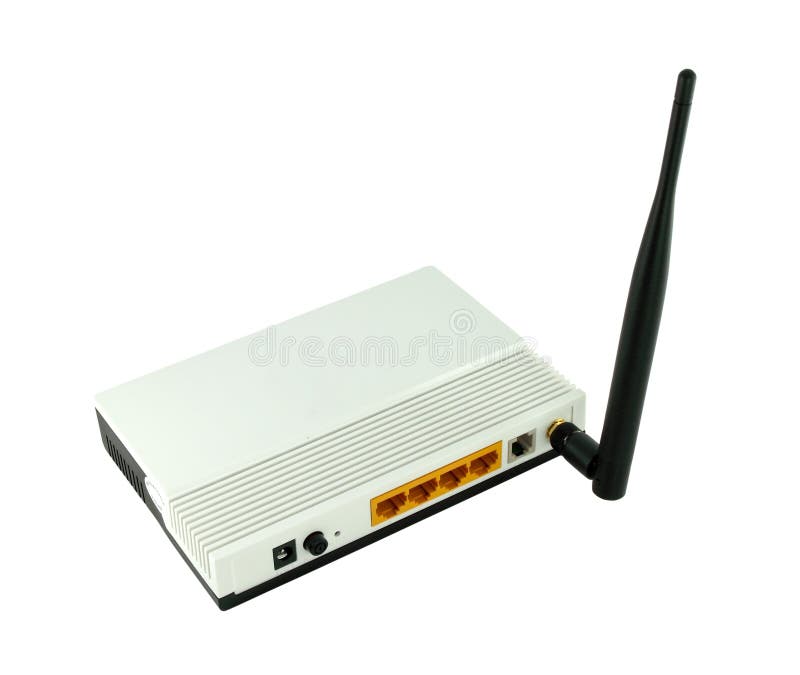 Lan router, isolated stock image. Image of communication - 456609