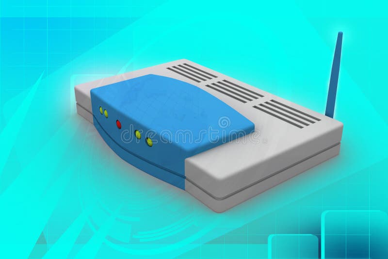 Wireless router stock image. Image of computer, hardware - 35481241