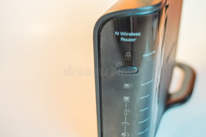 Wireless Modem back stock image. Image of link, close - 102177865