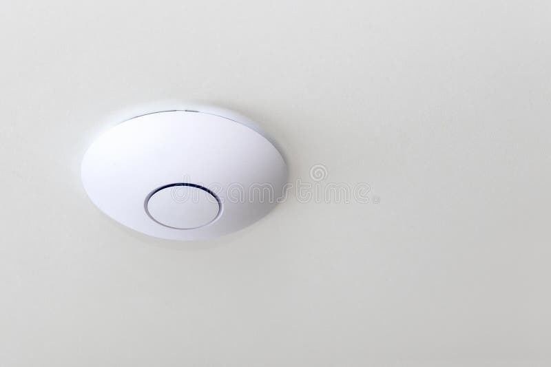 Wireless Router for Network on Ceiling. Stock Image - Image of ...