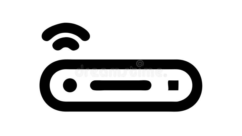 Wireless Router Network Device Icon, Vector Design Generative AI Stock ...