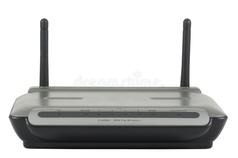 Wireless Gigabit Broadband Router Stock Image - Image of modem, router ...