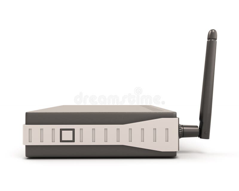 Wireless Router Side View Stock Illustrations – 14 Wireless Router Side ...