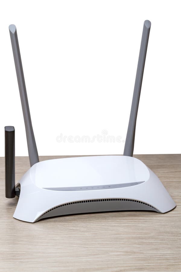Modern wireless router stock photo. Image of equipment - 6284904