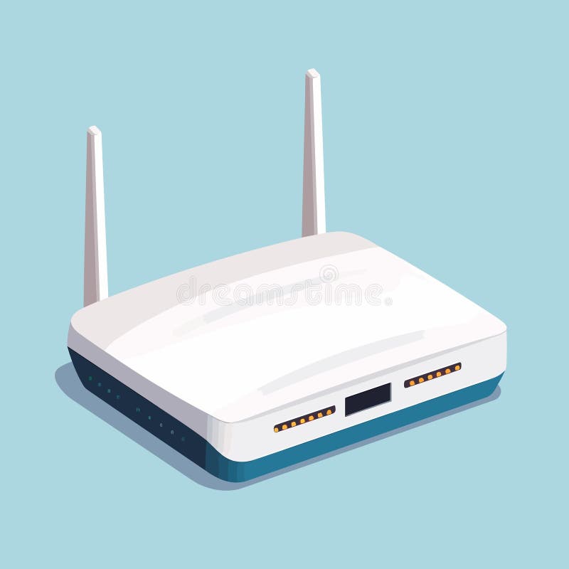 Wireless Router Vector Flat Minimalistic Isolated Illustration Stock ...