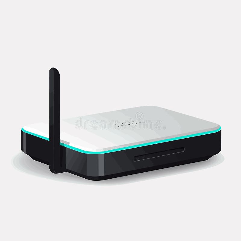 Wireless Router Vector Flat Minimalistic Isolated Illustration Stock ...