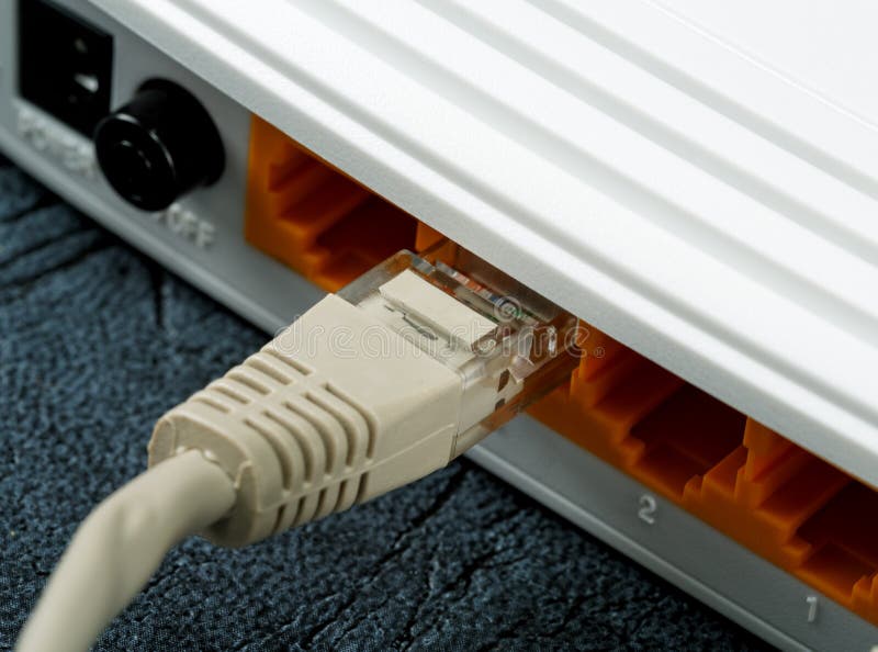 Wireless Routers and Cable stock image. Image of computer - 49674935