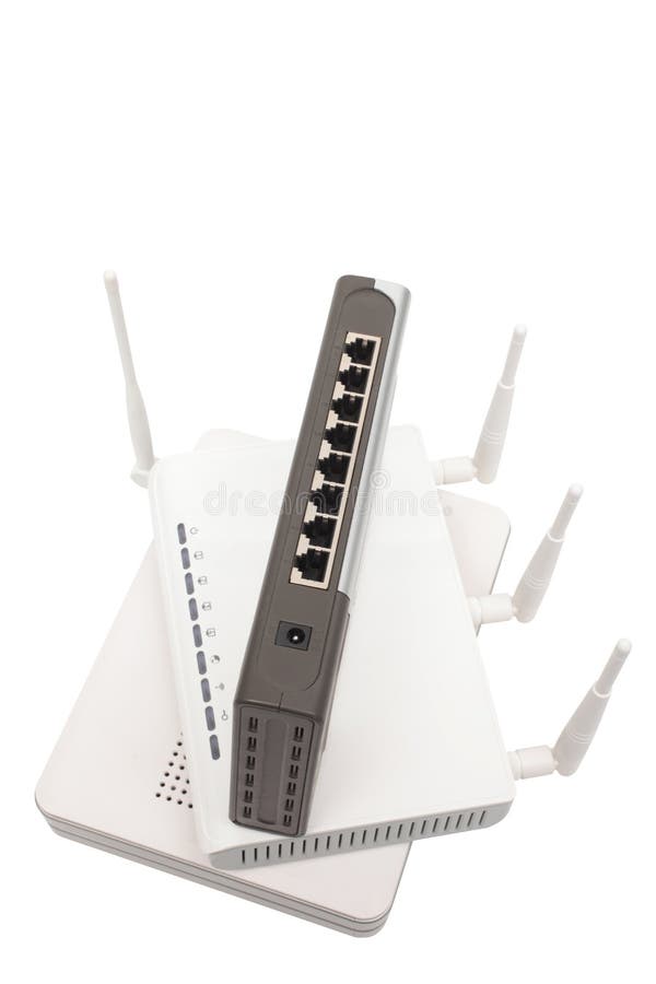 Wireless broadband router stock photo. Image of connection - 37180288