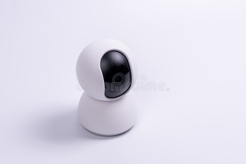 Wireless Security Camera Isolated on White Background. Home Security ...