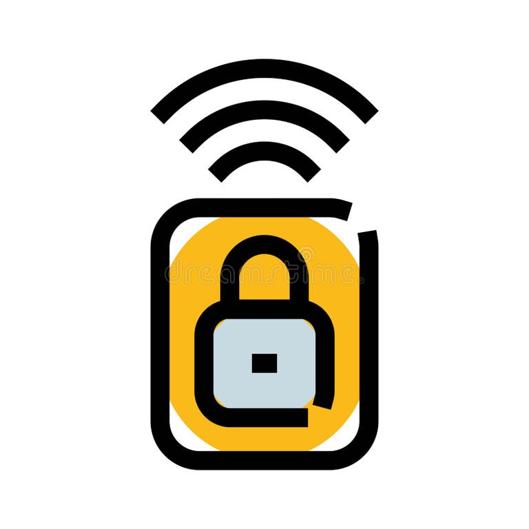 Remote Lock Security Icon Stock Illustrations – 11,886 Remote Lock ...