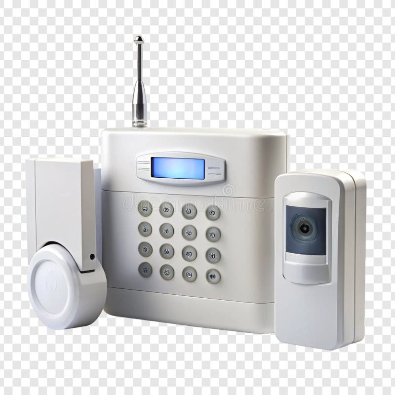 Wireless Security System Transparent Background Stock Illustration ...