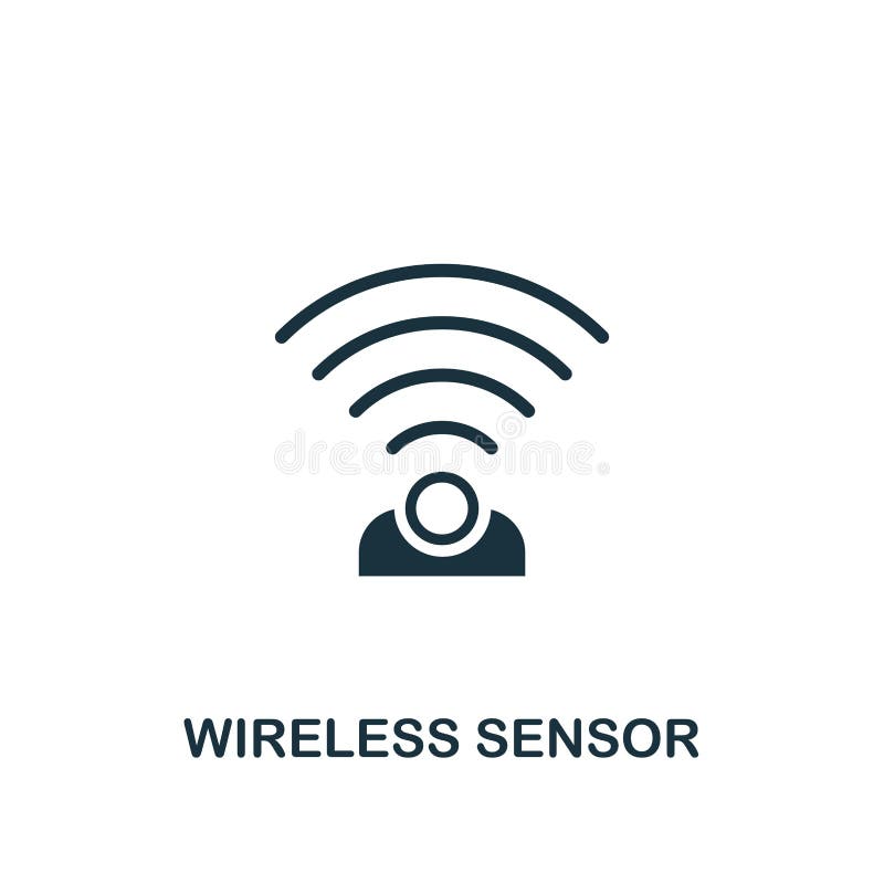 Wireless Sensor Icon. Creative Element Design from Smart Home Icons ...