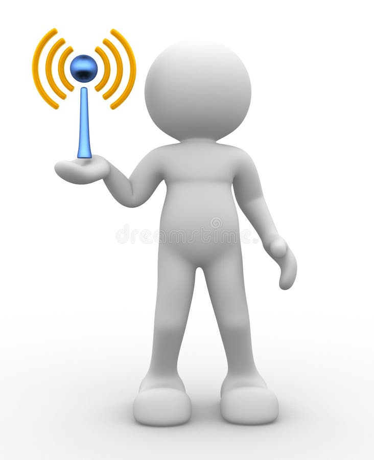 Wireless sign stock illustration. Illustration of connectivity - 23690715